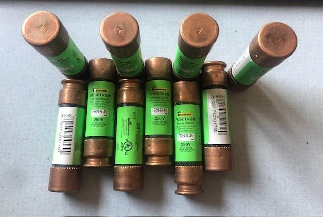 10 Pc Cooper Bussmann Fusetron Energy Effcient FRN-R-45 NEW | eBay