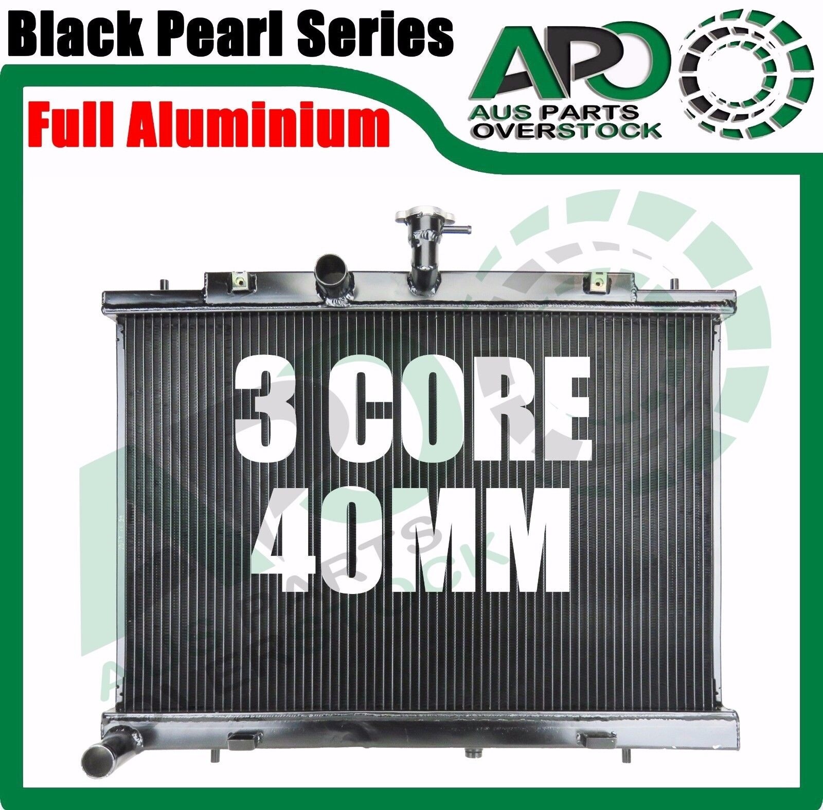 3Core Full Alloy Radiator For NISSAN X-TRAIL T31 2.0L Turbo Diesel 2007 ...
