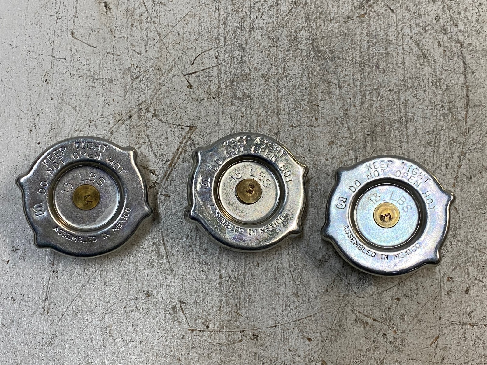 3 Qty of Allstar Performance Radiator Caps 13lbs (3 Quantity) | eBay