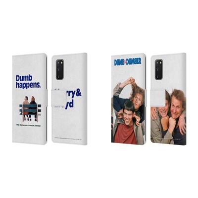 OFFICIAL DUMB AND DUMBER KEY ART LEATHER BOOK WALLET CASE FOR SAMSUNG ...