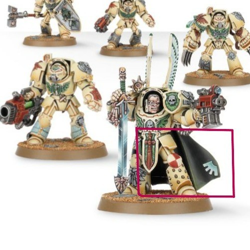 Dark Angel Terminator Cape (Out of Print), Space Marine, Warhammer 40k ...