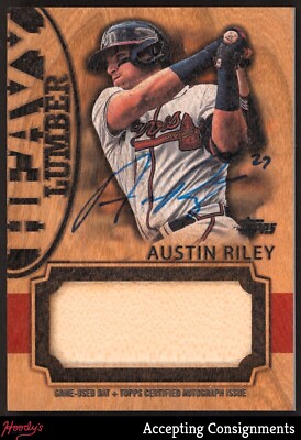 2024 Topps Heavy Lumber Autograph Relics #HLA2AR Austin Riley BAT AUTO ...