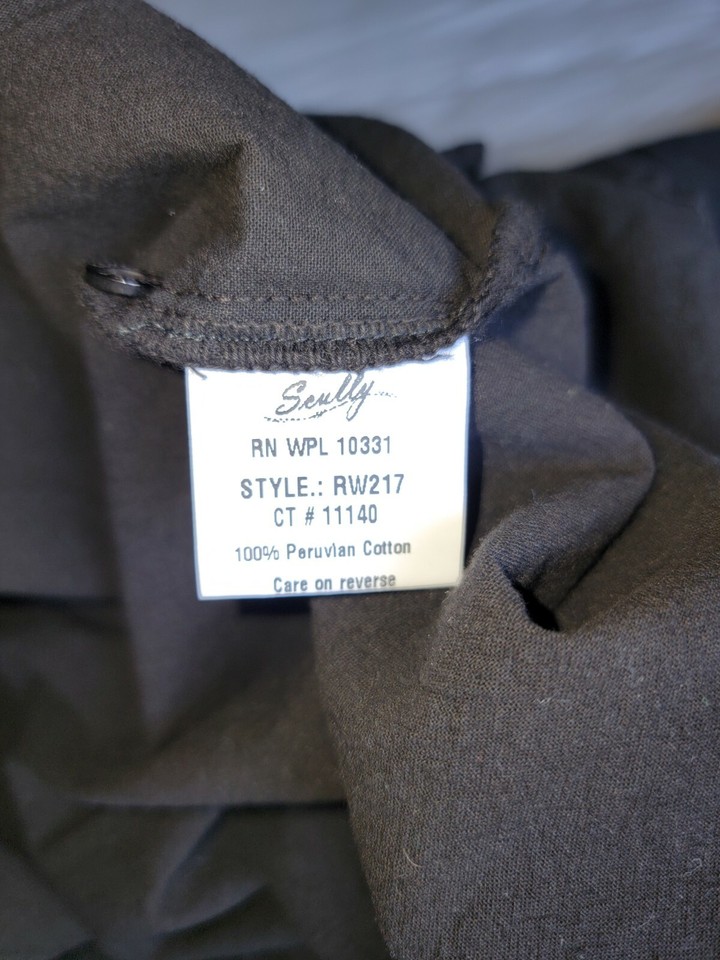 WahMaker By Scully Black Shirt Mens Size XXL | eBay