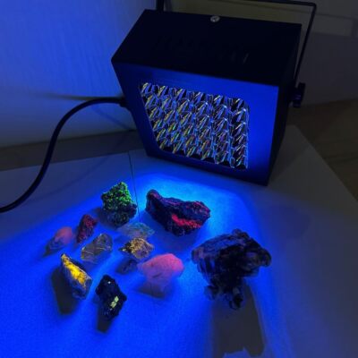 High Power UVC 254nm 3W 12W 36W LED Lamp Scheelite Ore Phosphorescence ...