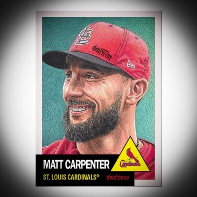Topps Living Set Card #168 Matt Carpenter. Free Shipping &*Price ...