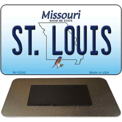 St. Louis Missouri State License Plate Magnet Fridge Refrigerator Home ...