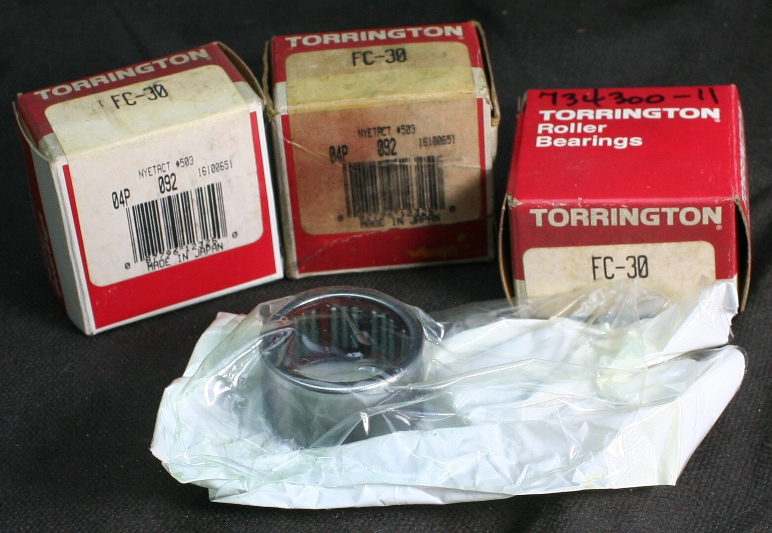 One (1) Torrington FC-30 Metric Drawn Cup Roller Clutch Bearing 30 MM ...