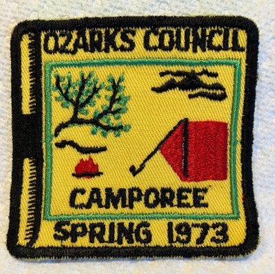 1973 Ozark Council Spring Camporee Boy Scout Camping Patch BSA | eBay