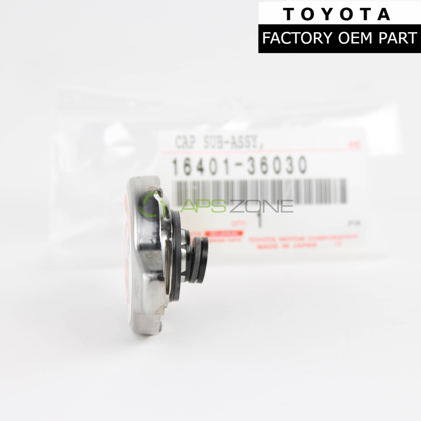 GENUINE TOYOTA CAMRY COROLLA RAV4 ENGINE COOLANT RADIATOR CAP OEM 16401 ...