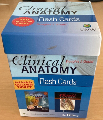 Clinical Anatomy Flash Cards by Douglas J. Gould. | eBay UK