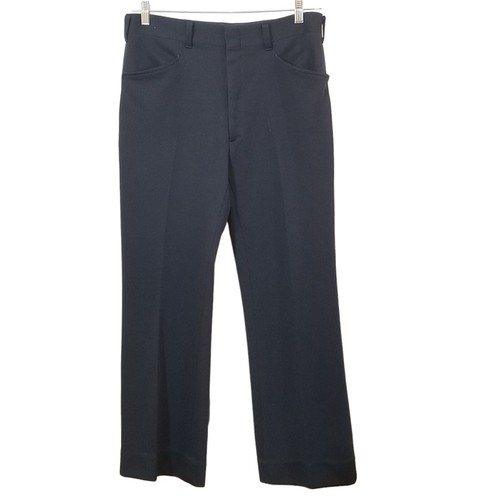 vtg usa HAGGAR double knit bootcut pants slacks 32x28 disco leisure ...