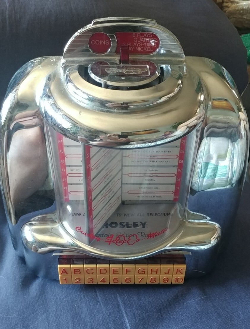 Vintage CROSLEY CR-9 Select-O-Matic 100 Juke Box Cassette AM/FM Radio ...