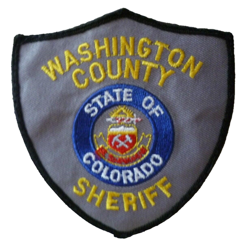 Washington County State of Colorado Sheriff Patch (102 X 97 mm New ...