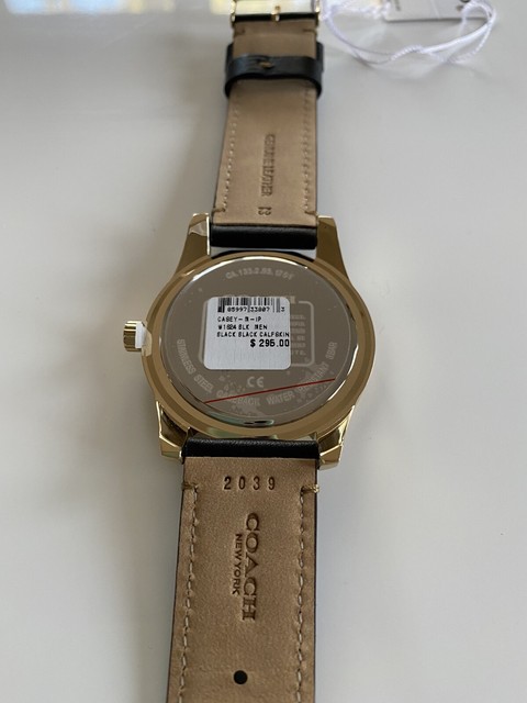 Coach Men’s Casey Watch 42mm Black Style No. W1624 for sale online | eBay