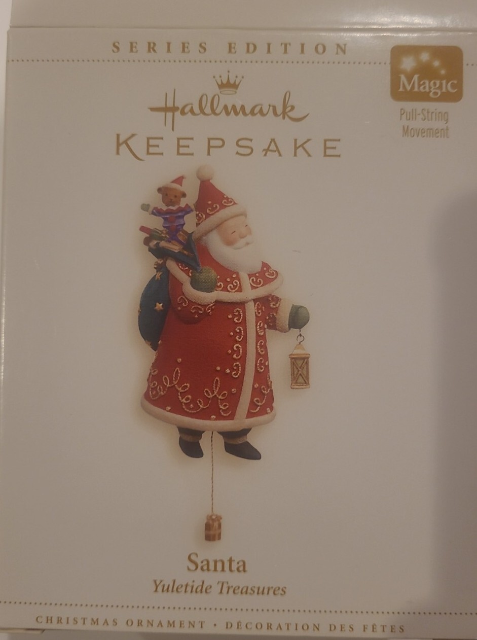 Hallmark Keepsake Ornament Santa Yuletide Treasures #1 2006 | eBay
