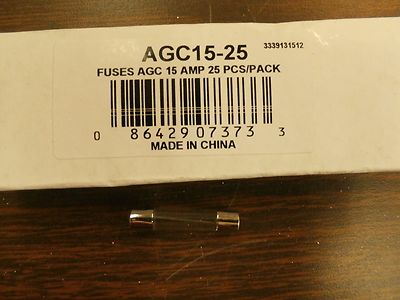 Metra Install Bay AGC15-25 15 Ampere High Quality Car Audio Agc Fuse 25 ...