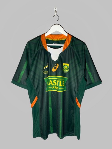 Asics South Africa Springbok Sevens Rugby Jersey Men’s Size XL Green | eBay