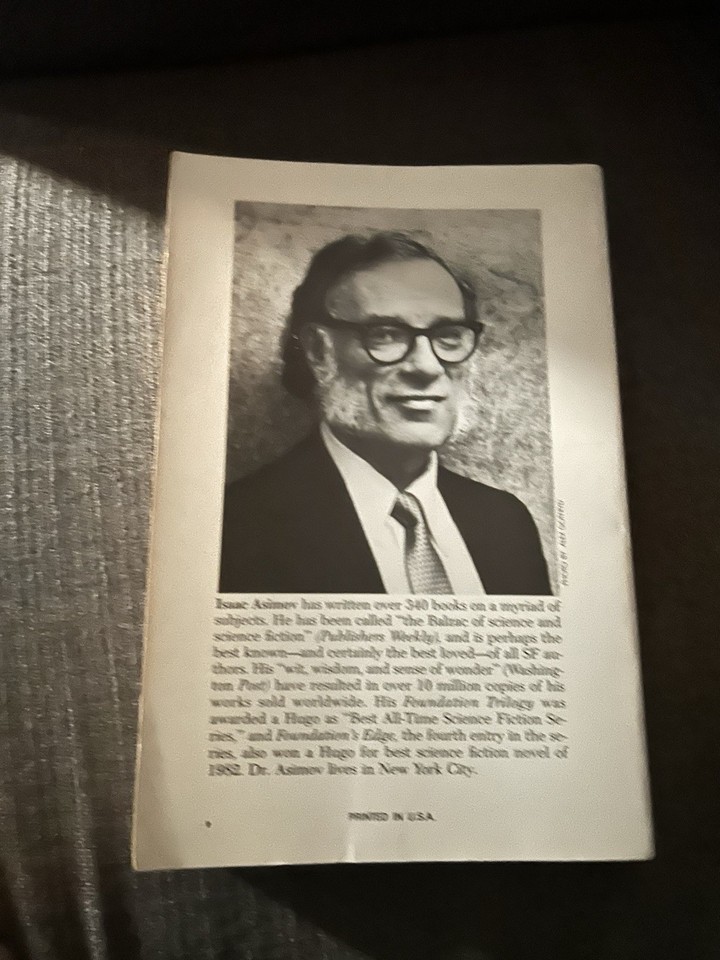 Isaac Asimov Foundation and Earth Paperback Science Fiction Foundation ...