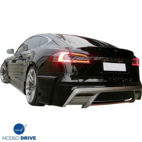 ModeloDrive FRP KKR Rear Lip Valance Model for S Tesla 12-15 ...