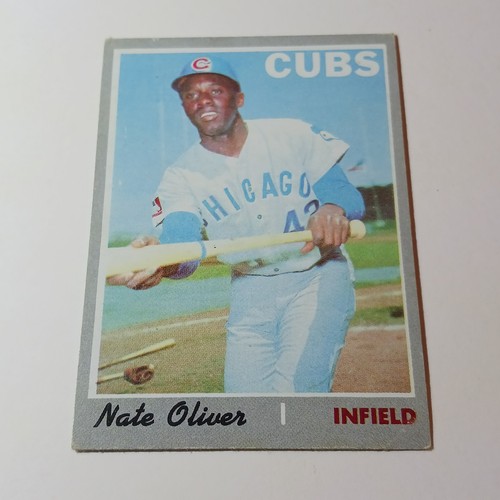 1970 Topps Baseball Card #223 Nate Oliver Chicago Cubs EX **READ** | eBay