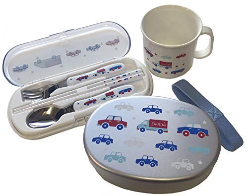 3-Piece Lunch Set for Kindergarten: Aluminum Lunch Box with Inner Lid ...