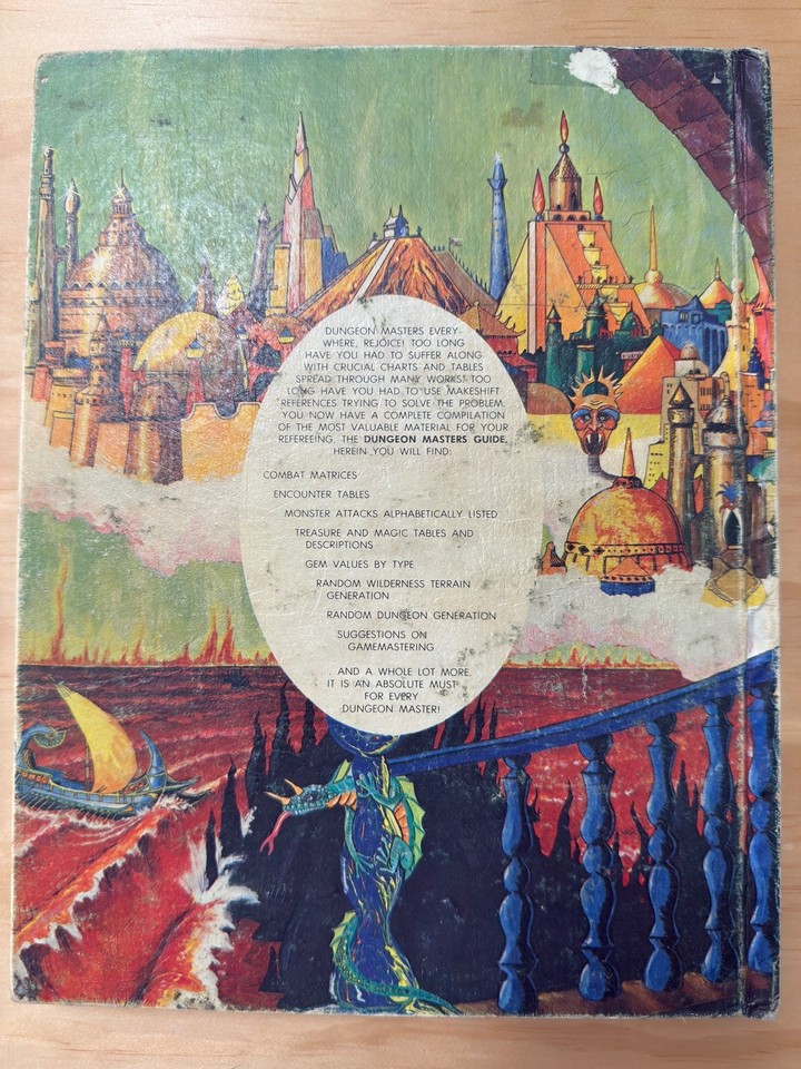 AD&D 1st Edition Dungeon Masters Guide & Player Handbooks Rare EXC!! | eBay