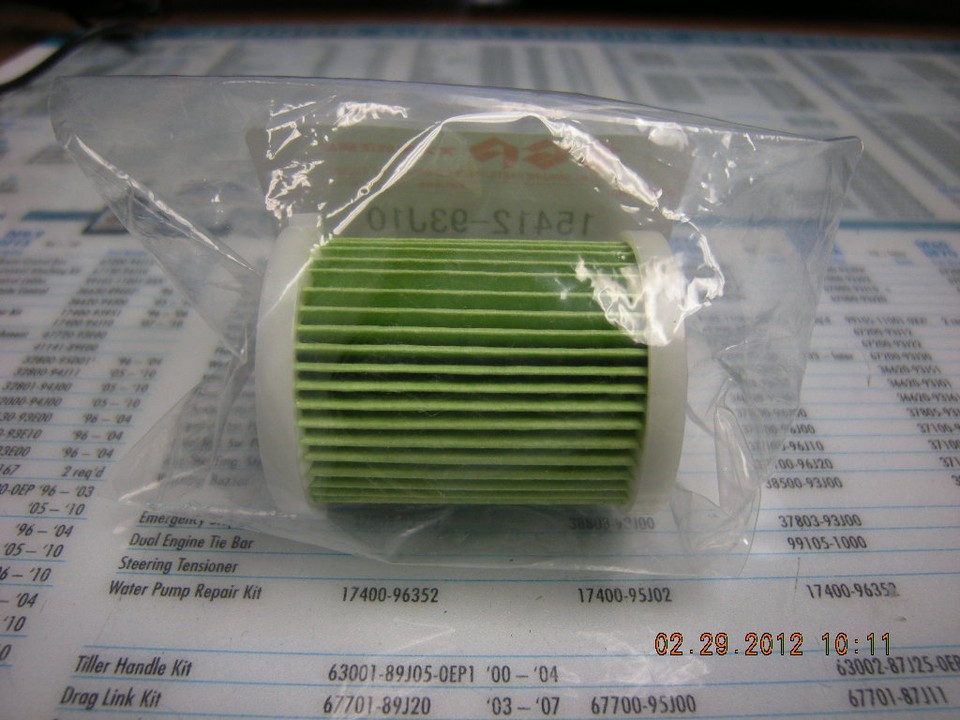 Suzuki Outboard Engine Mounted Fuel Filter 15412-93J10 | eBay