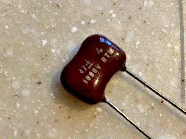 5pc 47pF 1000V DIP SILVER MICA CAPACITOR~RTM | eBay