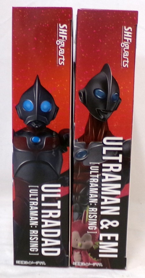 Bandai SH Figuarts Ultraman Rising Ultradad Ultraman & Emi Figures New ...