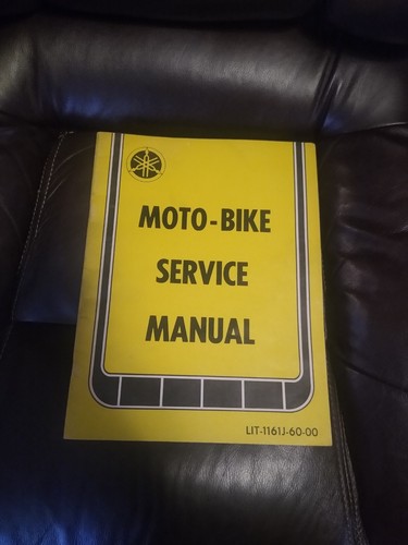 YAMAHA MOTO BIKE SERVICE MANUAL ORIGINAL 1ST EDITION BMX | eBay