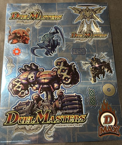 DUAL MASTERS - TCG - Sheet Of Stickers Promo WOC 2004 | eBay