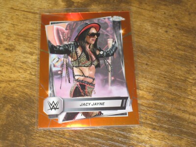 2025 Topps Chrome WWE Jacy Jayne Orange Refractor #21/25 | eBay