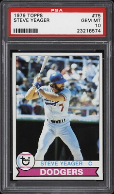 1979 Topps #75 Steve Yeager - Dodgers - PSA 10 - 23218574 - Baseball ...