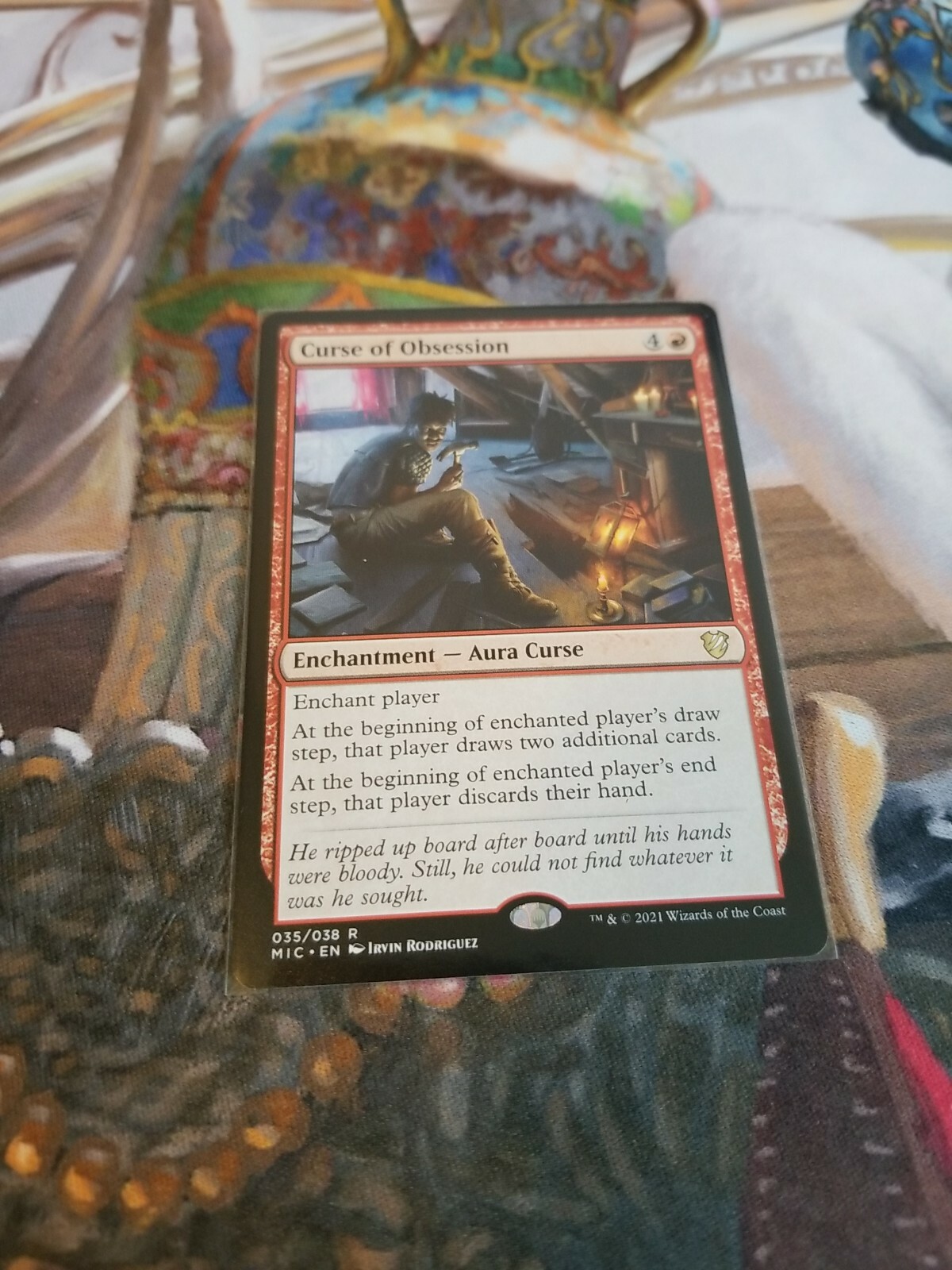 Curse Of Obsession MTG Midnight Hunt - Pack Fresh - | eBay