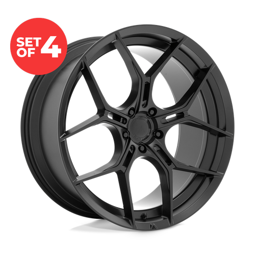 (Set of 4) Asanti ABL-37 MONARCH Wheels 20X9 5X112 +38mm Black Rims 20 ...