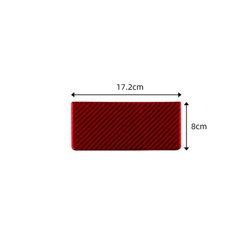 Red Carbon Fiber Interior Overhead Light Cover Trim For Toyota RAV4 ...