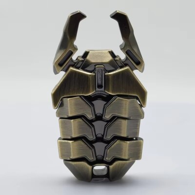 Retro Scarab EDC Fidget Toy Creative Zinc Alloy Magnetic Push Fidget ...