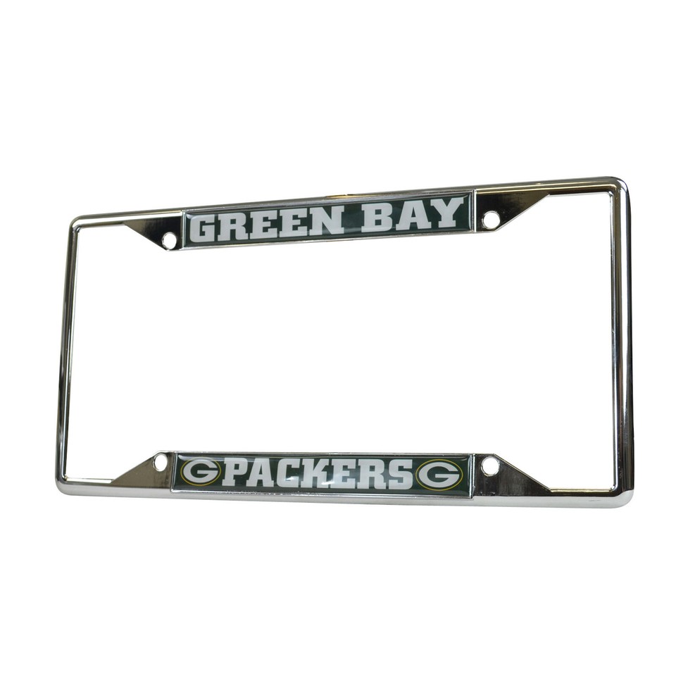 New NFL Green Bay Packers Car Truck Chrome Metal License Plate Frame | eBay