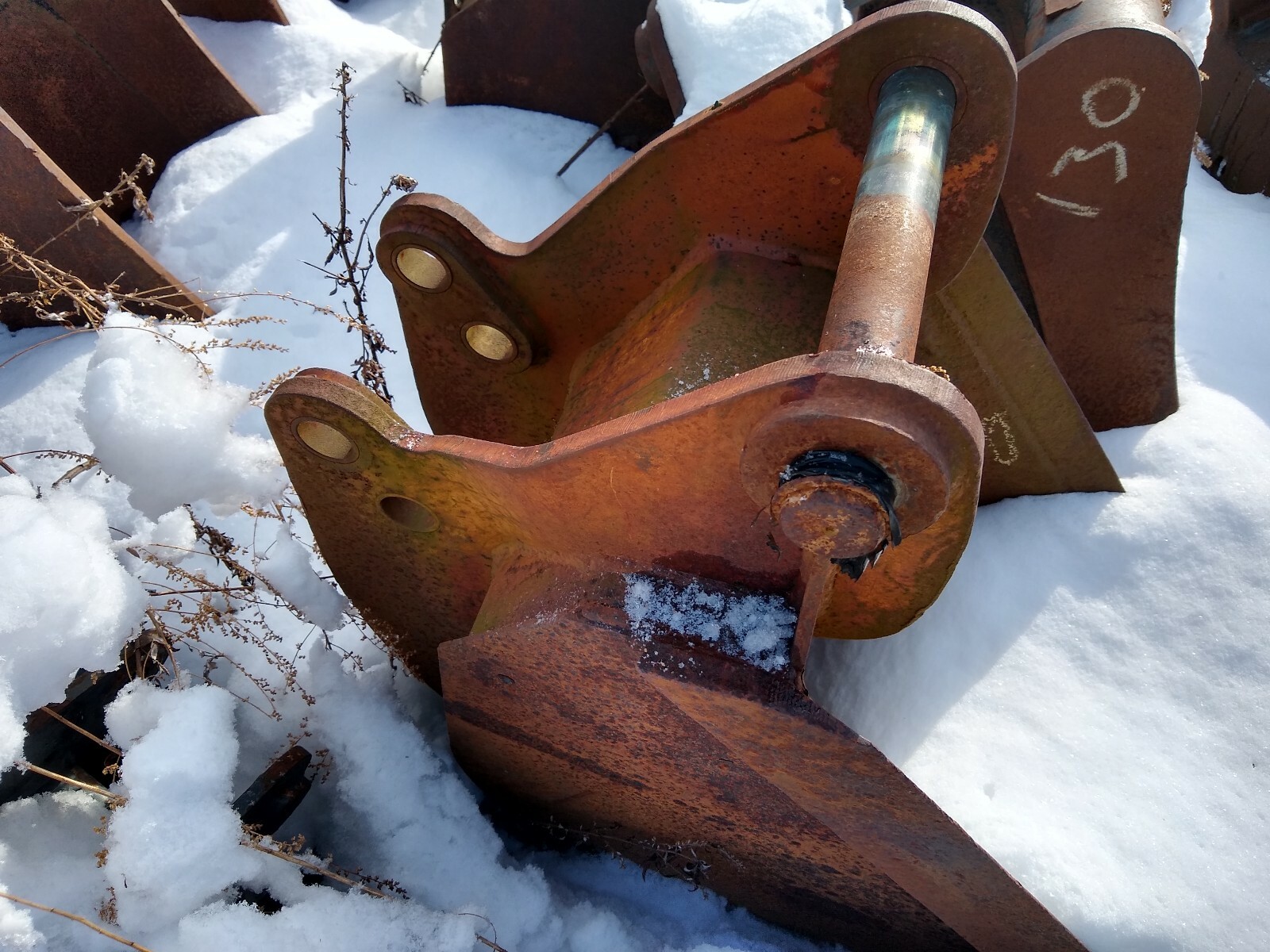 18" CASE 580 Backhoe BUCKET 1 3/4" and 1 1/2" pins | eBay