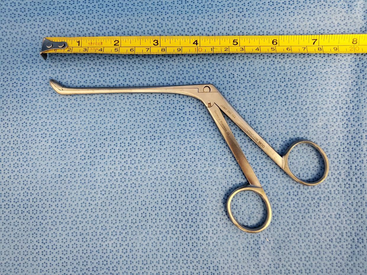 Jarit 280-454 Surgical 5mm x 10mm Fenestrated Cup Jaw Wilde Rongeur ...