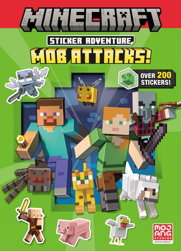 Minecraft Sticker Adventure: Mob Attacks! (Minecraft) | eBay