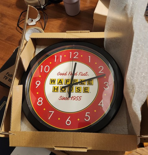 Waffle House Wall Clock. Discontinued Item. Collectable | eBay