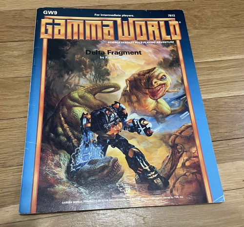 Gamma World Delta Fragment w/map Original TSR | eBay