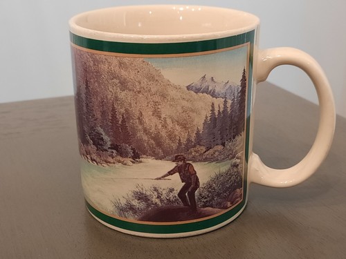 Vintage Eddie Bauer Mug Fishing In The Wilderness Fishing In Lake Japan ...
