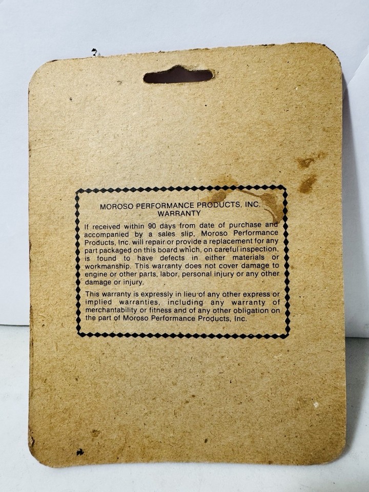 Moroso 26100 Distributor Timing Indicator GOLD ANODIZED, NOS, 2610 | eBay