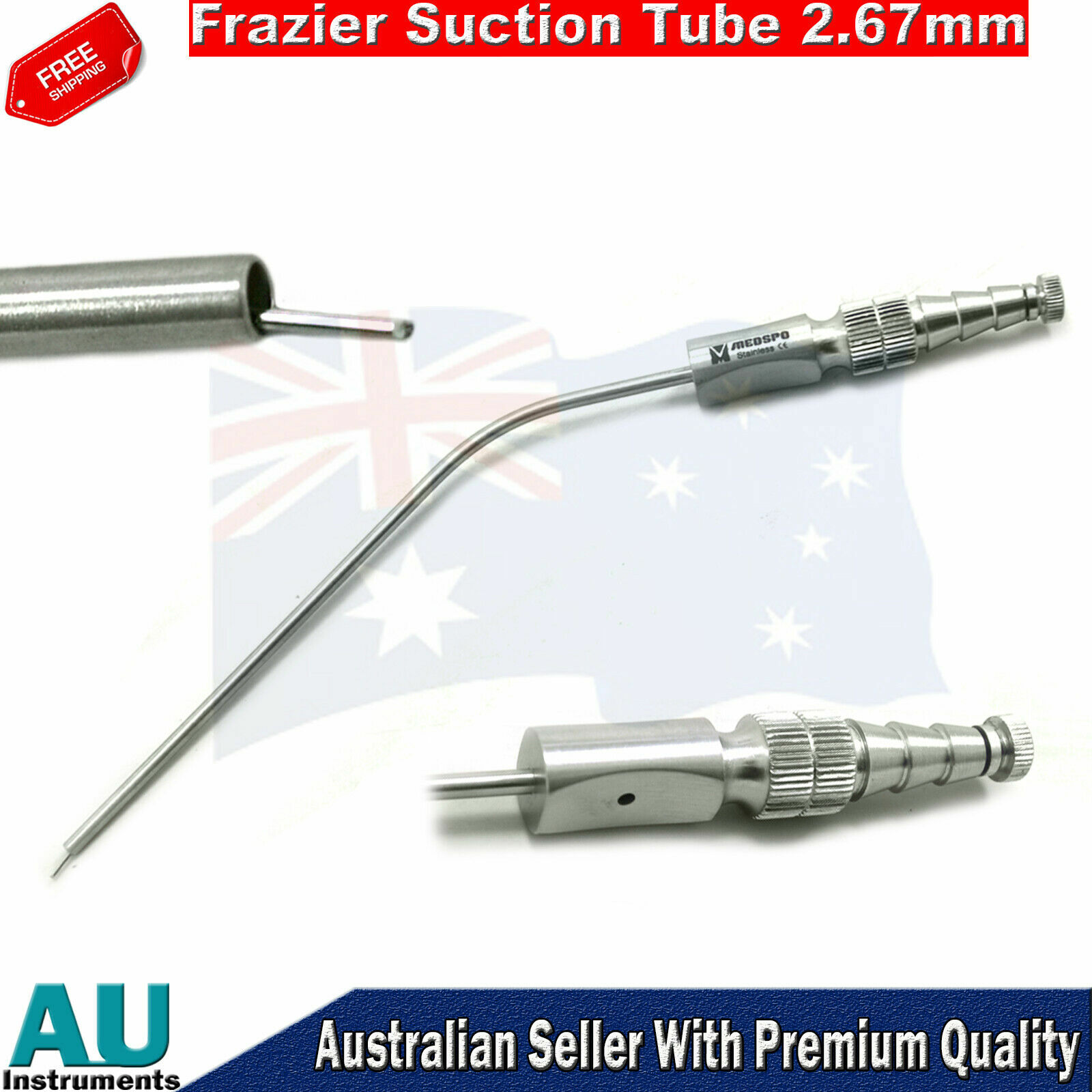 Frazier Suction Tubes ENT Medical Instruments Neurosurgery Surgical ...