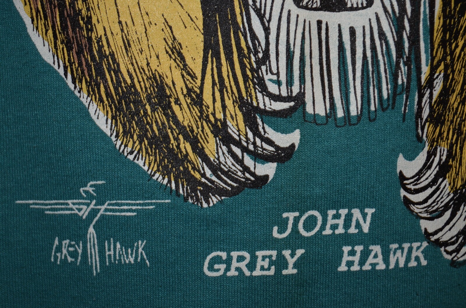 Native American Indian John Grey Hawk Single Stitch M… - Gem