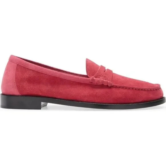 Saint Laurent Men's Suede Penny Loafer YSL Logo Monogram "Le Loafer" 10 ...