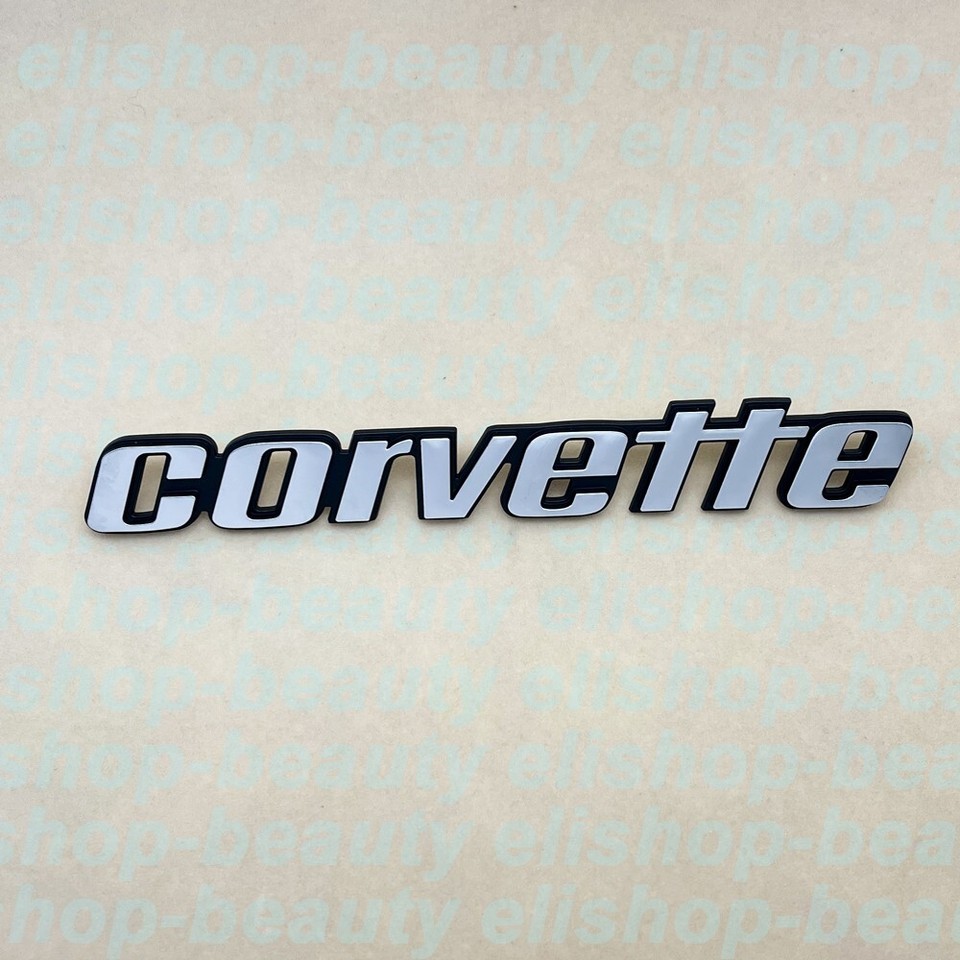 1 piece Corvette Rear Bumper Emblems For 1976 -1979 C3 Badges New | eBay