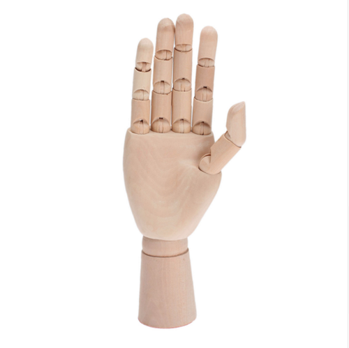 Artists Wooden Manikin Hand Drawing Art Supplies Movable Fingers ...